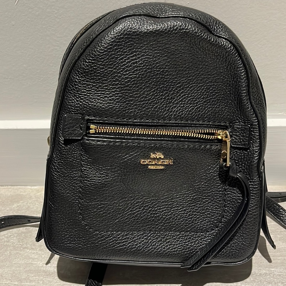 Coach Pebble Leather Andi Backpack Black F30530 - Gem